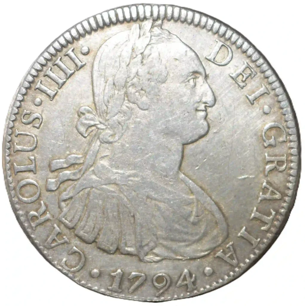 Moneda 8 Reales de 1794. Carlos IV. Méjico-FM - 8Reales
