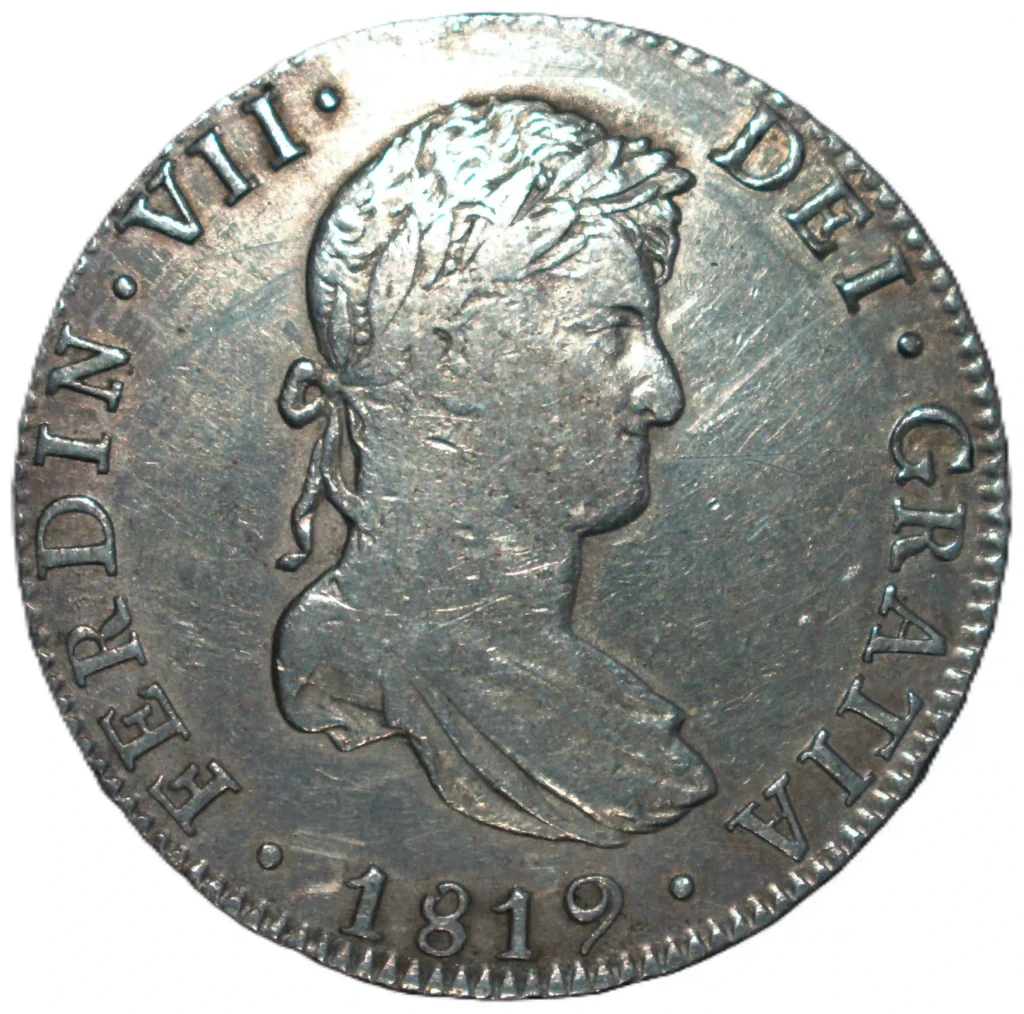 Moneda 8 Reales de 1819. Fernando VII. Méjico-JJ - 8Reales